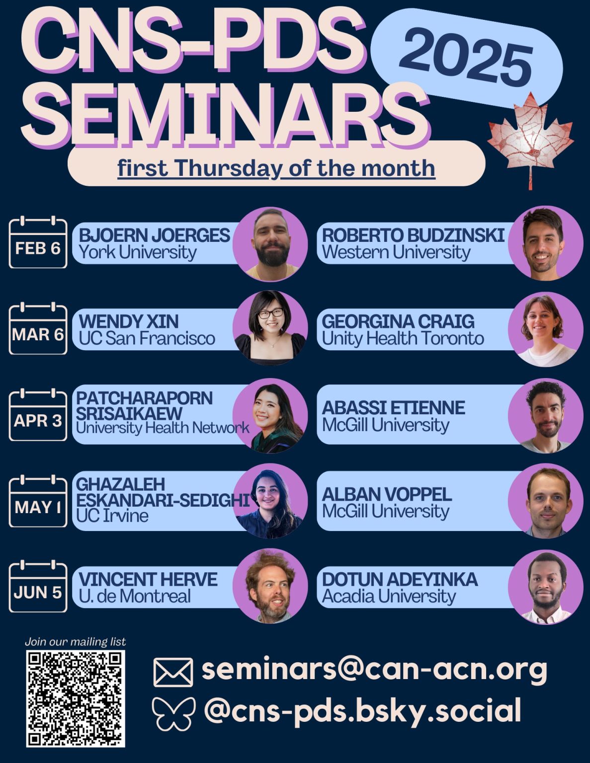 Canadian Neuroscience Seminars – Post-Doc Series – CNS-PDS – Canadian Association for Neuroscience