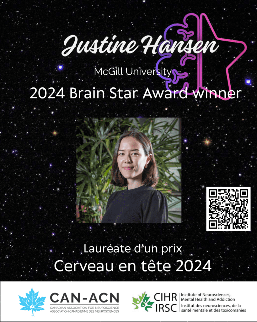 Brain Star Award Feature: Justine Hansen, McGill University – Canadian ...